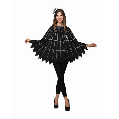 WAY TO CELEBRATE SPIDER PONCHO, ADULT SPIDER PONCHO - Walmart.ca