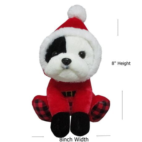 9.5 inch Medium Red Dog Plush | Walmart Canada