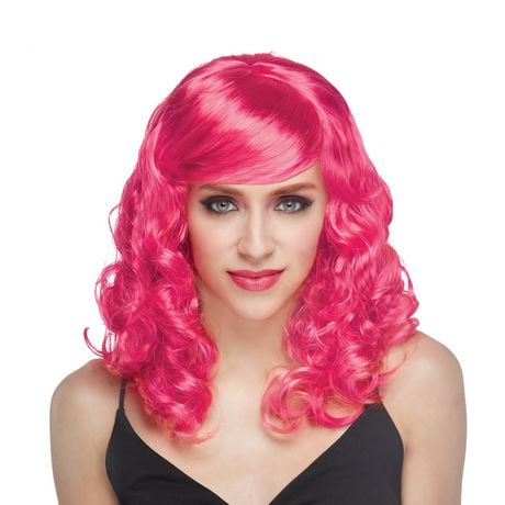 WAY TO CELEBRATE COTTON SWEETY WIG PINK, ADULT COTTON SWEETY WIG PINK ...