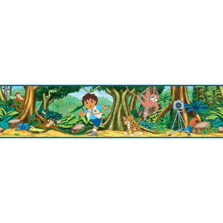 Nickelodeon Go Diego Go 5"" Self Stick Border Wallpaper | Walmart Canada