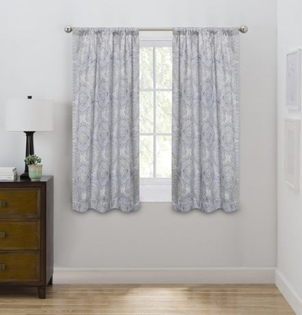 Eclipse Draft Stopper Window Curtain Panel, 1 Panel: 42"x 63", 42"x 84 ...