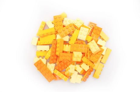 Block Tech 3 Shades Orange Building Blocks | Walmart Canada