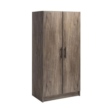 Prepac Elite 32 inch Wardrobe Cabinet, Drifted Gray | Walmart Canada