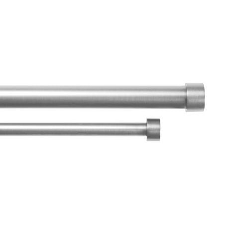Click here for Umbra Cappa Double 1 1/4 Rod 72-144 Nickel/Stl Nic... prices