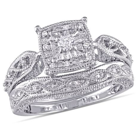 Click here for Miabella 0.20 Carat T. W. Diamond Sterling Silver... prices