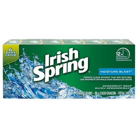Irish Spring Moisture Blast Deodorant bar Soap | Walmart Canada