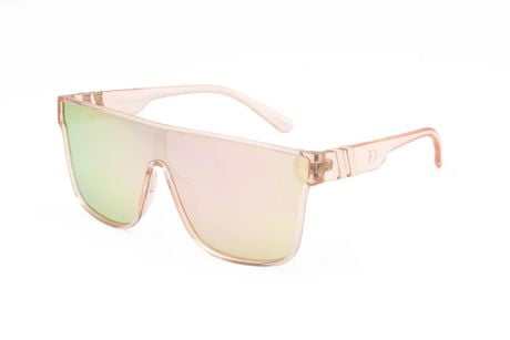 Time & Tru Ladies Crystal Pink Shield Sunglasses - Walmart.ca