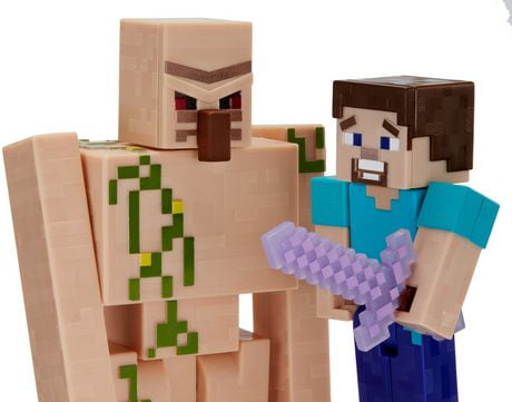 Minecraft Comic Maker Steve and Iron Golem 2-Pack | Walmart Canada