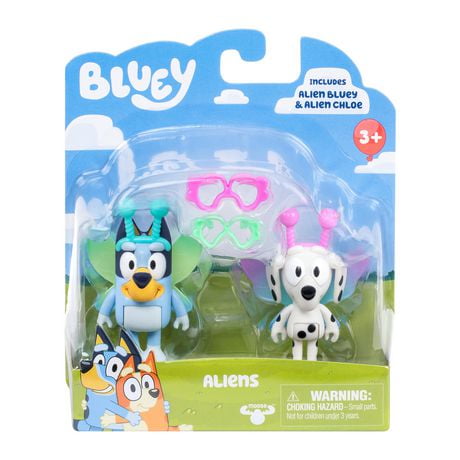 Bluey Aliens, Alien Bluey and Alien Chloe - Walmart.ca