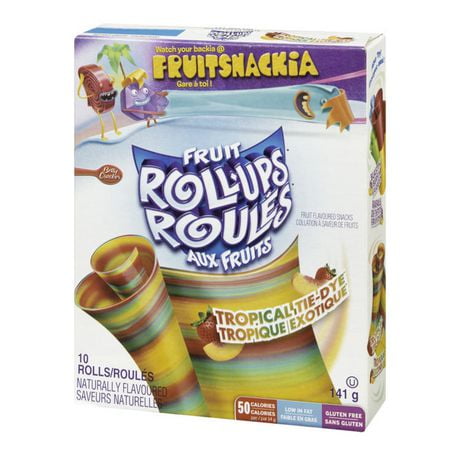 Fruit Roll-Ups™ Tropical Tie-Dye Fruit Flavoured Snacks - Walmart.ca