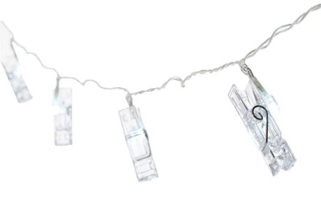 Trend Collector 10 Clear Paper Clip LED String Lights | Walmart Canada