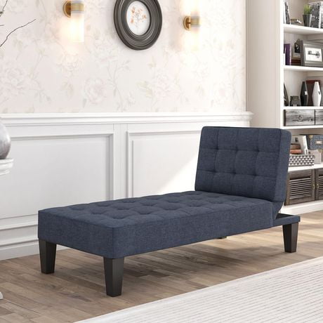 Click here for Queer Eye Adalynn Chaise Lounger Blue Linen # prices