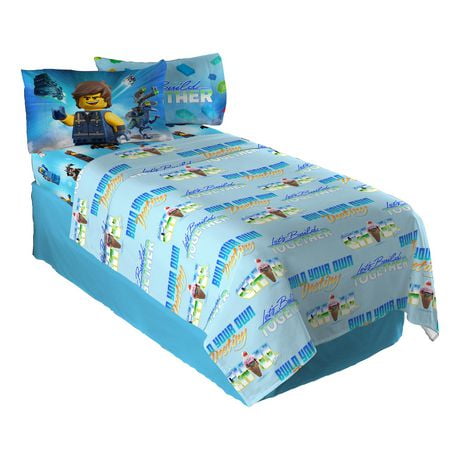 LEGO Movie 2 "Let's Build Together" Twin Sheet Set | Walmart Canada
