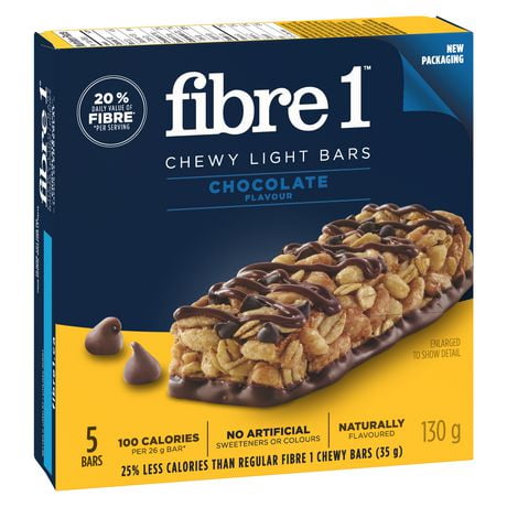 Fibre 1™ Chocolate Chewy Bars, 130 g - Walmart.ca