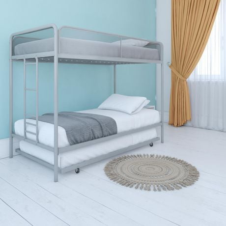 Click here for Dhp Novogratz Maxwell Twin/Full Metal Bunk Bed Gra... prices