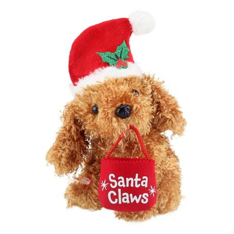 Holiday Time Silly & Wild Spinning Animated Puppy Plush Toy ...
