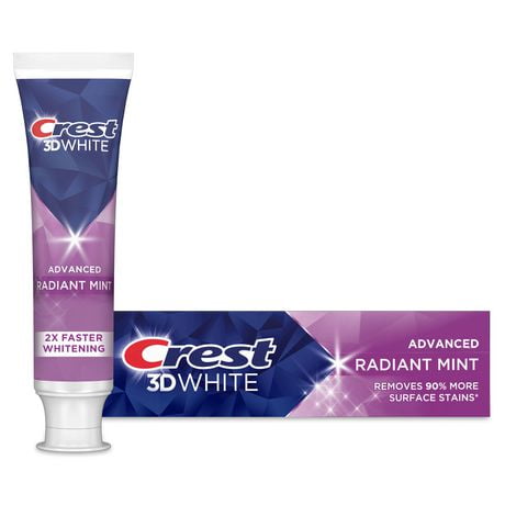 Crest 3D White Advanced, Teeth Whitening Toothpaste Radiant Mint | Walmart Canada