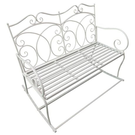 Click here for Aosom Outsunny Patio 2 Seater Rocking Bench Steel... prices