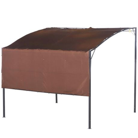 Click here for Aosom Outsunny 10X8ft Patio Metal Gazebo With Exte... prices