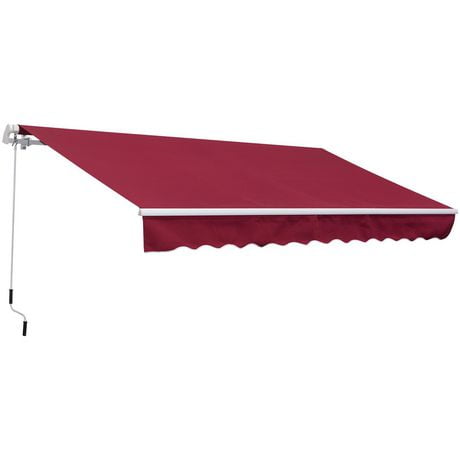 Click here for Aosom Outsunny 11.8X8.2Ft Manual Retractable Patio... prices