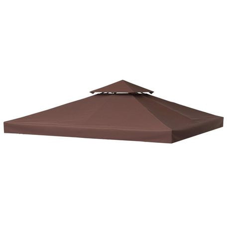 Click here for Aosom Outsunny 10 X 10 Square 2-Tier Gazebo Canopy... prices