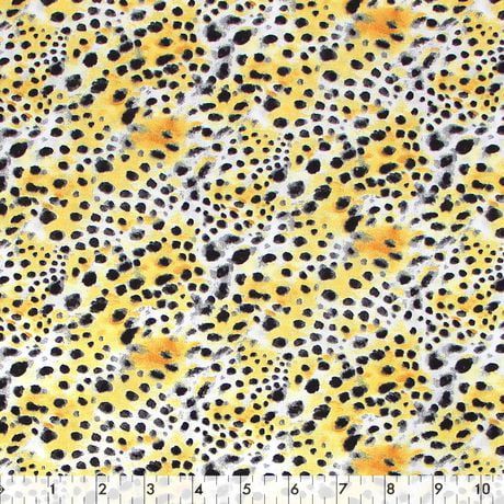 Click here for Fabric Creations White  Orange And Black Jungle Le... prices