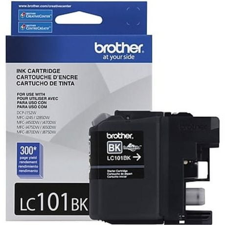 Brother LC101 Black Ink Cartridge (LC101BKS) - Walmart.ca