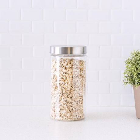 Click here for Hb Large 54 Oz. Round Glass Canister With Air-Tigh... prices
