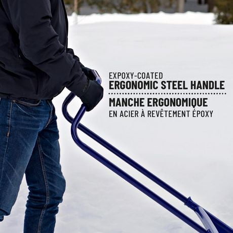 Garant EPSS24 45-L Sleigh Shovel, 24-Inch Wide Snow Scoop with ...