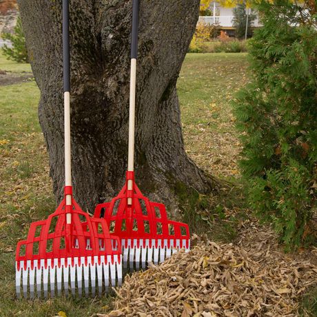 Garant GLR20SPC 20-Tine Multi-Purpose Rake, Varnished Hardwood Handle ...