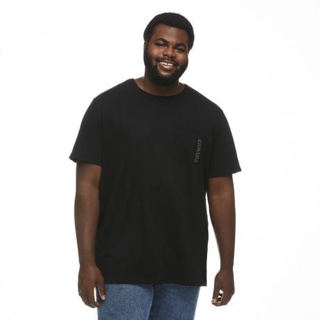 Click here for Canadiana Big Mens Short Sleeve City Tee Black4 Xx... prices