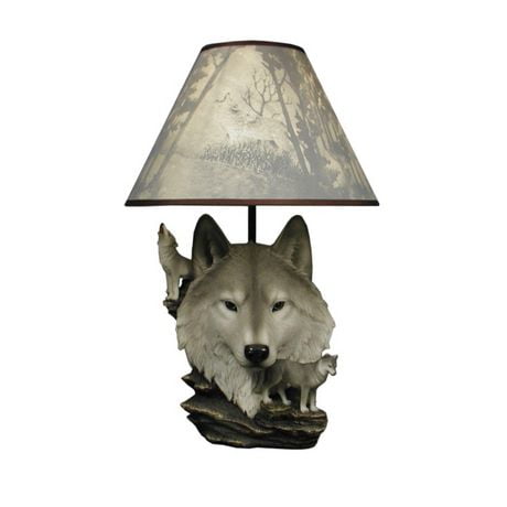 Lamp (Moon Call Wolf Head) (20") - Walmart.ca