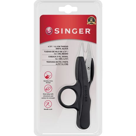 SINGER 4.75" / 12.1cm Thread Snip, Black | Walmart Canada
