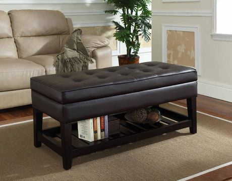 Click here for K-Living K Living 2001B Valda Storage Bench Espres... prices