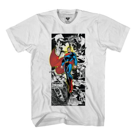 Click here for Marvel Mens Superman Panels T-Shirt White M prices