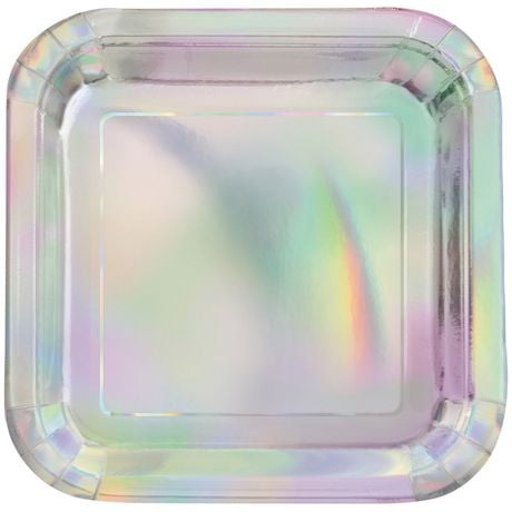 8 Iridescent 9" Plates - Walmart.ca