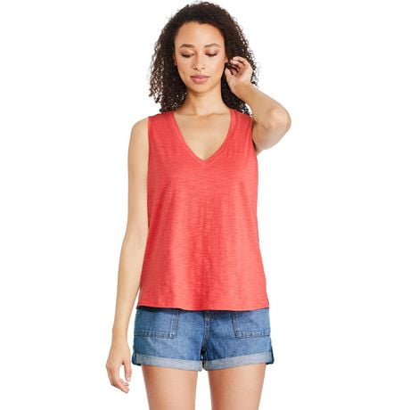 George Women's V-Neckline Tank | Walmart Canada