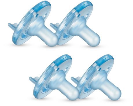 Philips Avent Soothie Pacifier 0-3m, blue/blue, 4 pack, SCF190/43 ...