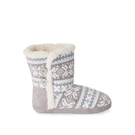 Time and Tru Women's Boot Slippers, Sizes 5-10 - Walmart.ca