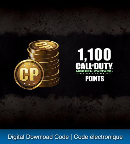 PS4 Call of Duty: Modern Warfare Remastered Points - 1,100 [Download ...