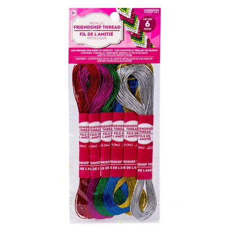 Metallic Friendship Thread, 6 ct. by Horizon Group USA, 6 years and up ...