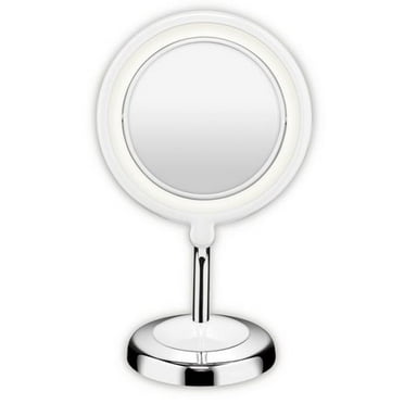 True Glow 1x/2x/3x Trifold LED Lighted Makeup Mirror - Walmart.ca