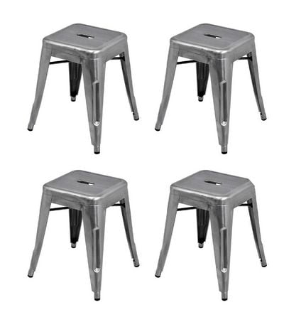 Click here for Heavenly Collection Gunmetal Metal Stool Metal # prices