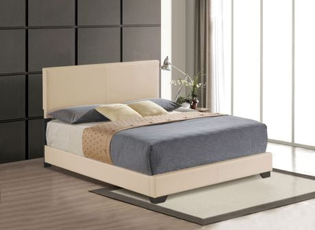 Click here for Acme Ireland Iii Eastern King Bed In Beige Pu Beig... prices