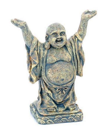Click here for Penn-Plax Mini Standing Buddha- Resine Grey prices