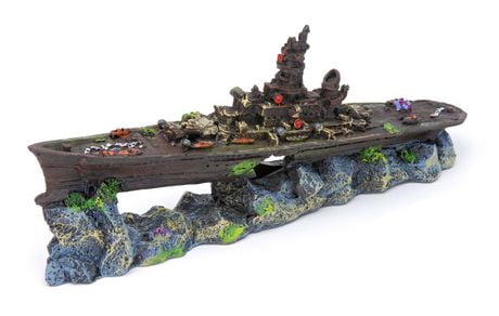 Click here for Penn-Plax Battleship- Resin Browns prices