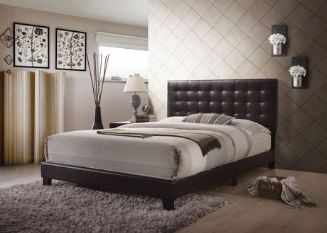 Click here for Acme Masate Queen Bed In Espresso Pu Espresso Quee... prices