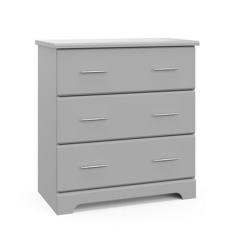 Click here for Storkcraft Brookside 3-Drawer Chest Pebble Grey prices