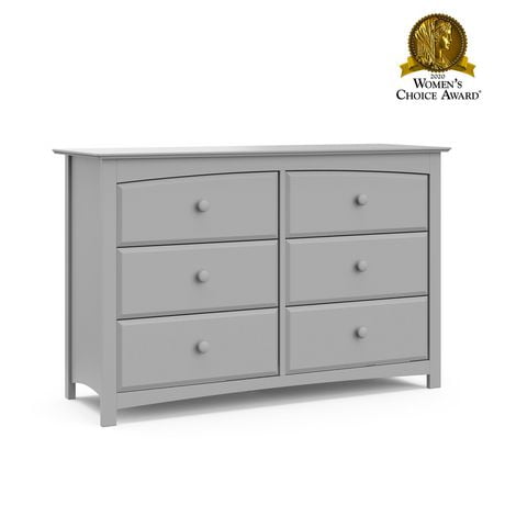 Click here for Storkcraft Kenton 6-Drawer Double Dresser Pebble G... prices