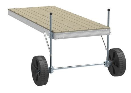 Aluminum Roll In Dock Kit w/Resin Top - 4'x10' | Walmart Canada